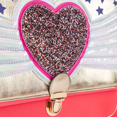 Neon Pink Backpack for Girls (38cm) - House of K Boutique Malta